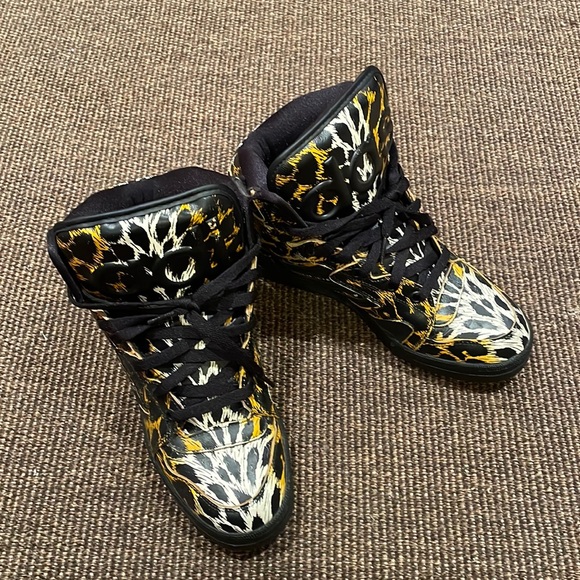 adidas | Shoes | Adidas Js Instinct Hi Leopard | Poshmark